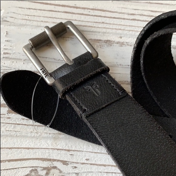 Frye | Accessories | Frye Black Leather Belt Nwt | Poshmark